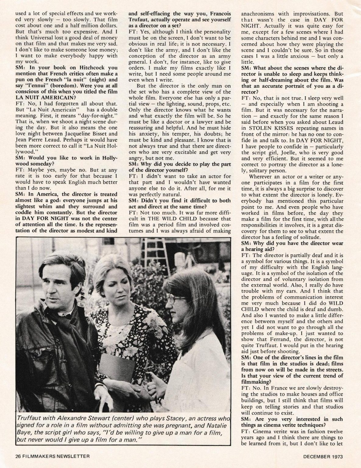A Conversation with François Truffaut: A Window into the Mind and ...
